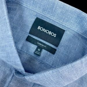 Bonobos | Shirts | Bonobos Mens Sky Blue Cotton Linen Blend | Poshmark